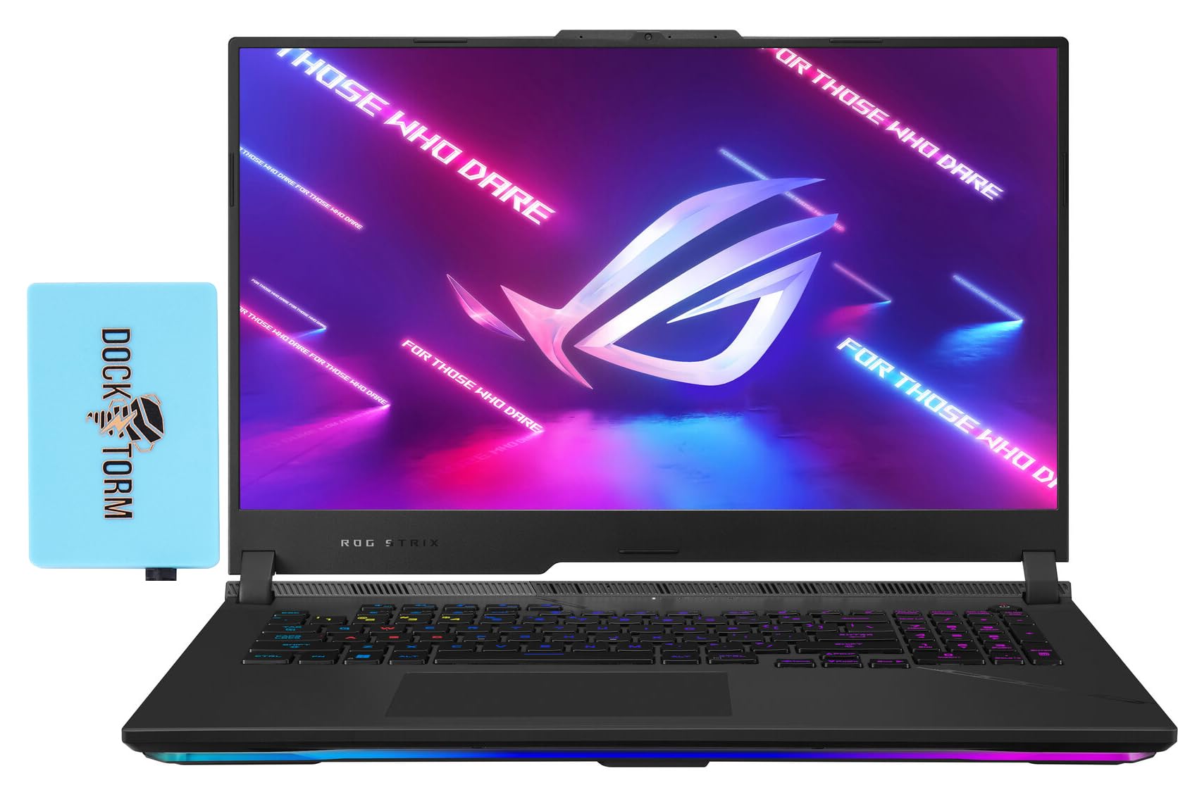 ASUS ROG Strix Scar 17 17.3" QHD IPS Gaming Laptop (AMD Ryzen 9 7945HX 16-Core, 64GB DDR5 4800MHz, 2TB PCIe SSD, GeForce RTX 4080 12GB, RGB KYB, WiFi 6E, Win11P) w/Dockztorm Dock