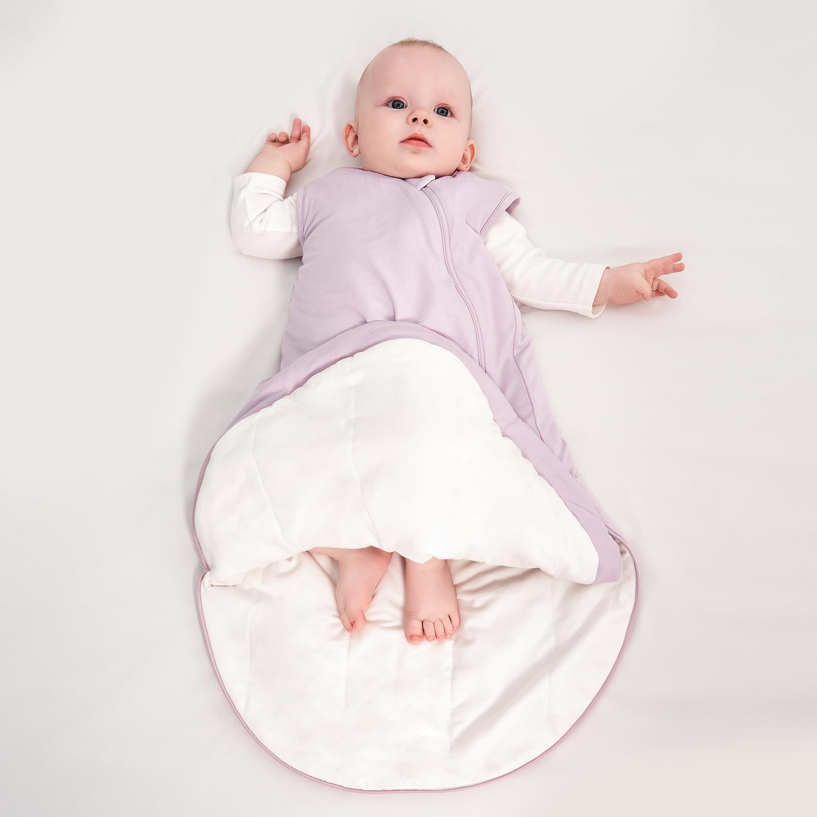 Duomiaomiao Rayon Made from Bamboo, Baby Sleep Sack Buttery Soft 1.0 TOG Baby Wearable Blanket Four Seasons