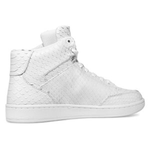 Soulsfeng White High Top Sneakers for Men 12.5 Leather Ankle Boots Basketball Skate Walking Shoes