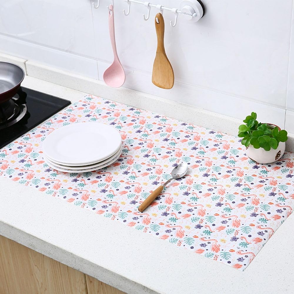 Table Mat Non Slip 1 Roll Pad Paper Cabinet Drawer Cupboards Shelf Liners Drawer Mat Cupboard Placemat