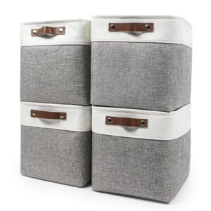 Bagnizer 14.6 x 9.5 x 9.5”storage bin with lids and 11 x 11 x 11” storage cube