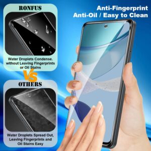 RONFUS 2+2 Pack Tempered Glass Screen Protector for Motorola Moto G 5G 2023 [Not Fit for 2020-2022 Model] with Camera Lens Protector,Ultra HD, 9H Hardness