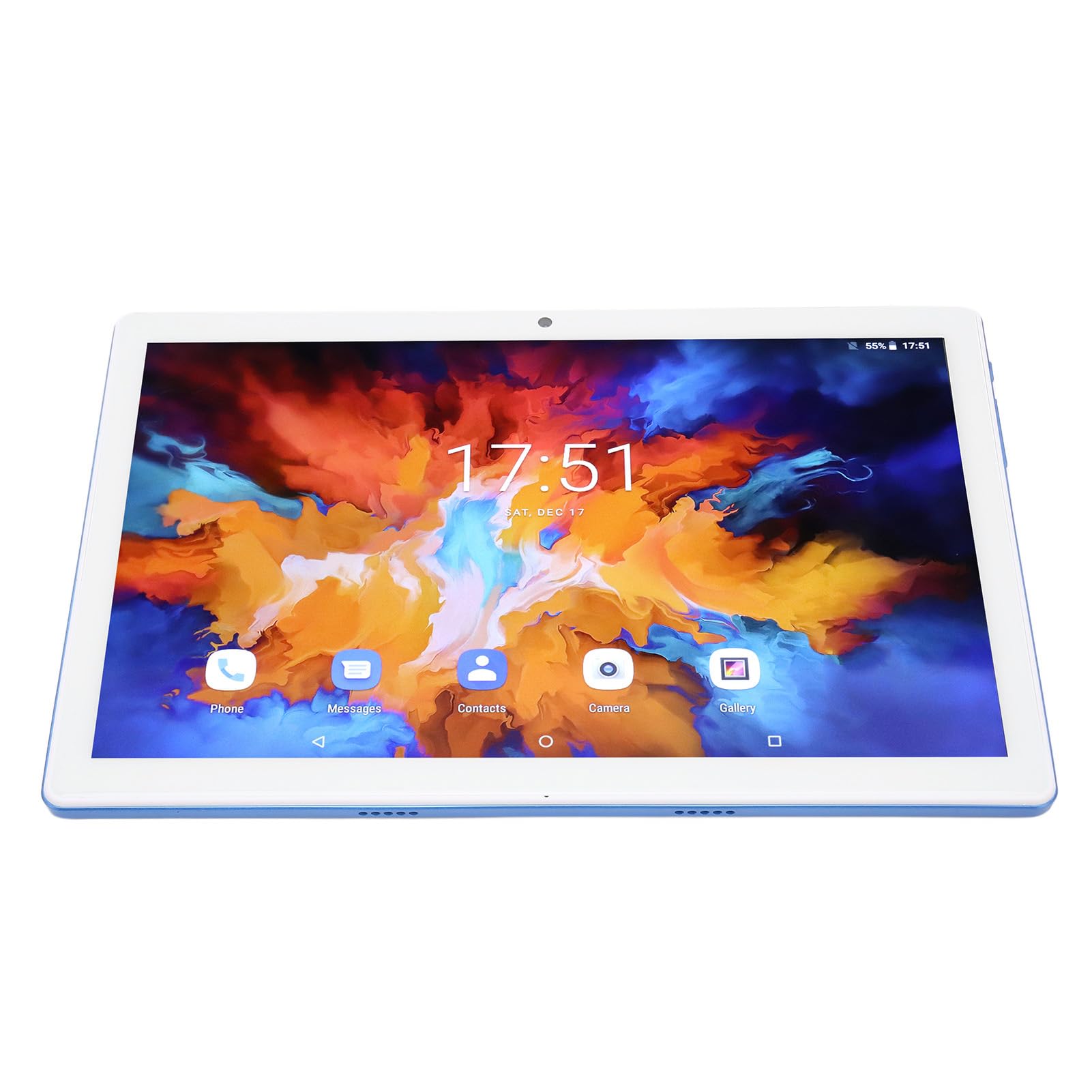 GLOGLOW Gaming Tablet, Office Tablet 5G WiFi Quad Core 10.1 Inch 8GB RAM 128GB ROM for School (Blue)