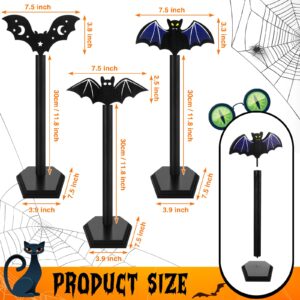 Sliner 3 Pcs Halloween Bat Paper Towel Holder Gothic Paper Towel Holder with Coffin Base Gothic Home Decor for Spooky Rustic Halloween Bat Decor for Home Toilet Kitchen