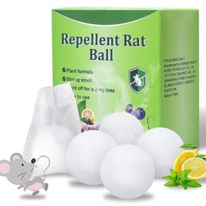 4 Pack Mouse Repellent Mice Repellent, Peppermint Oil to Repel Mice and Rats, Rat Rodent Repellent Pest Insect Control