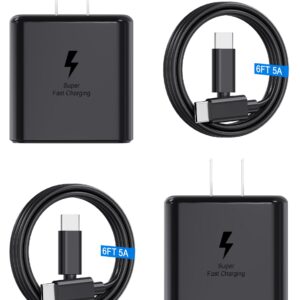 [2 Pack] 45W Samsung Super Fast Charger USB Type C for Samsung Galaxy S24 Ultra Charger S23 ultra/S24/S23/S22 Ultra/S22/Z Fold 5 4/Z Flip 5 4/Note 20/10/Galaxy Tab S9/S8+, PD/PPS 3.0