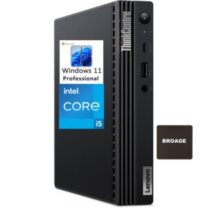 lenovo thinkcentre m740q tiny 1l business desktop computer, intel hexa-core i5-11500t (beat i7-10700t), 16gb ddr4 ram, 1tb pcie ssd, wifi, bluetooth 5.1, windows 11 pro, broag