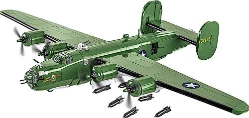 COBI Historical Collection WWII Consolidated B-24®D LIBERATOR® Plane Army Green, Large