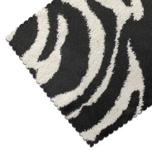 Zebra Animal Print Heat-Resistant Placemats Set of 6,Kitchen Restaurant Washable and Non Slip Tableware Mat 12x18 in