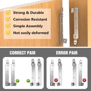 Pisman Bed Frame Bed Post Double Hook Slot Bracket