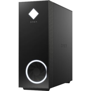 HP OMEN 30L GT13 Gaming Desktop Computer - AMD Ryzen 9 5900X 12-Core up to 4.80 GHz CPU, 16GB RAM, 512GB NVMe SSD, GeForce RTX 4070 12GB GDDR6X GPU, Custom Case Lighting, Windows 11 Home, Jet Black