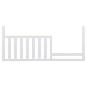 soho baby everlee crib to toddler bed guard rail conversion kit, whitewash