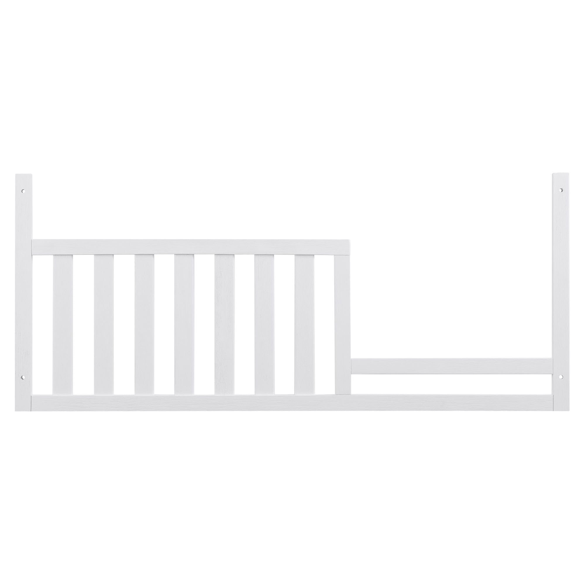 Soho Baby Everlee Crib to Toddler Bed Guard Rail Conversion Kit, Whitewash