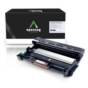 apexzag brother dr630 dr-630 dr660 (no toner) compatible drum unit replacement for hl-l2360dw l2320d l2340dw l2380dw dcp-l2540dw mfc-l2740dw l2700dw l2720dw l2680w printer - black, 1 pack