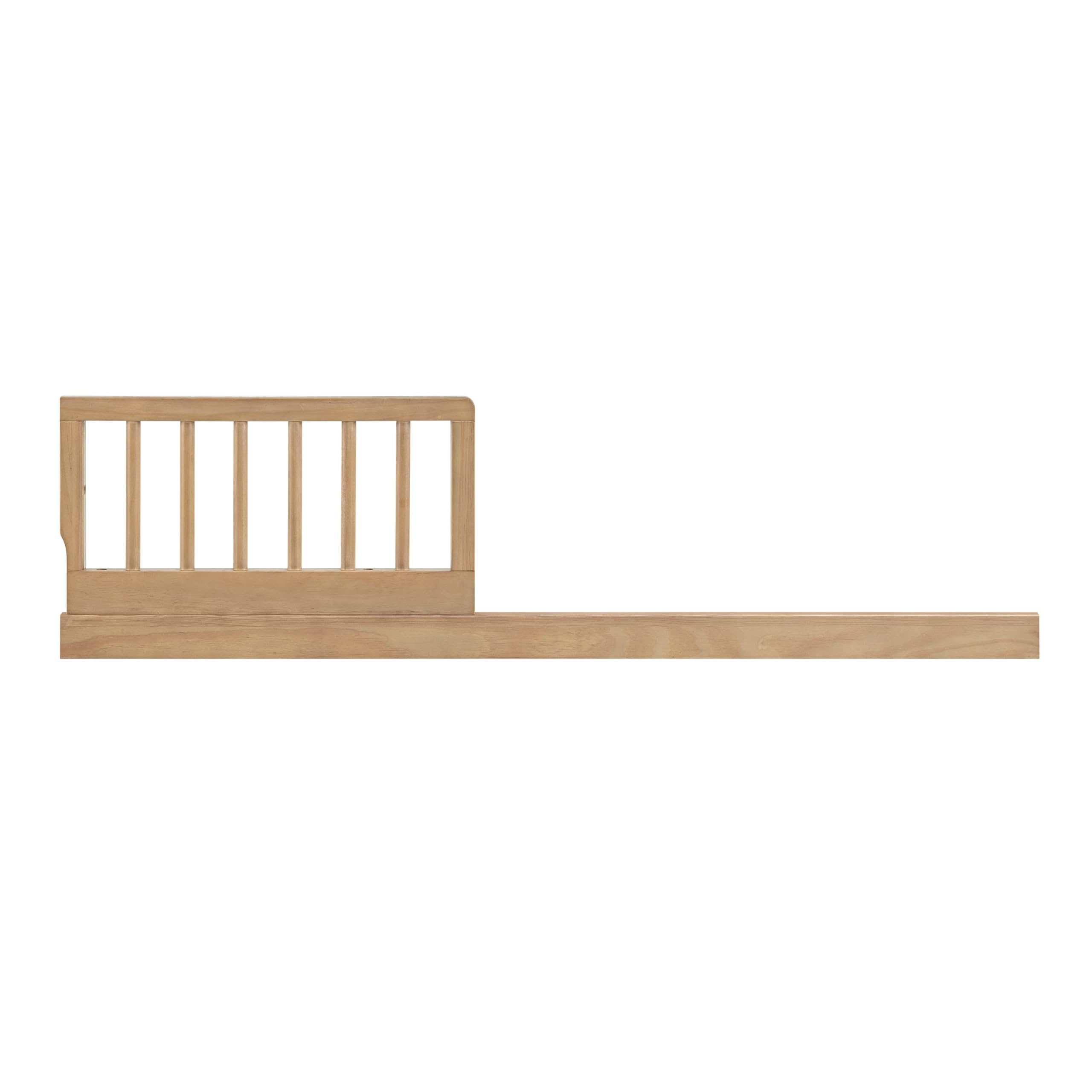 Soho Baby Everlee Island Crib to Toddler Bed Guard Rail Conversion Kit, Honey Wood