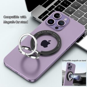 KutumyQC Magnetic Cell Phone Ring for MagSafe, Magnetic Phone Grip, Phone Ring Holder, Phone Ring with Adjustable Kickstand for iPhone 14/13/12(Plus,Mini,Pro, Pro Max), Smartphone Accessories