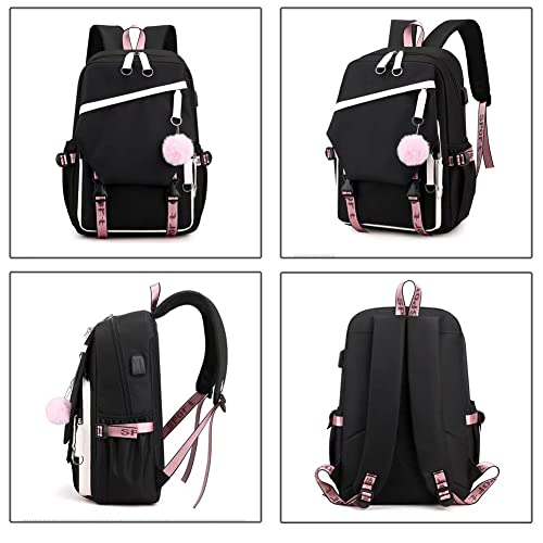 RUILIHIAO Fashionable Cool Cartoon Laptop Backpack Lightweight Bags School Bag Multiple Pockets Outdoor Travel Bookbag