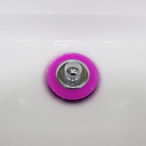 XAJOON Tub Stopper, Washbasin Stopper，Bathtub Plug, Silicone Bathtub Stopper (Pink，Patented Product)