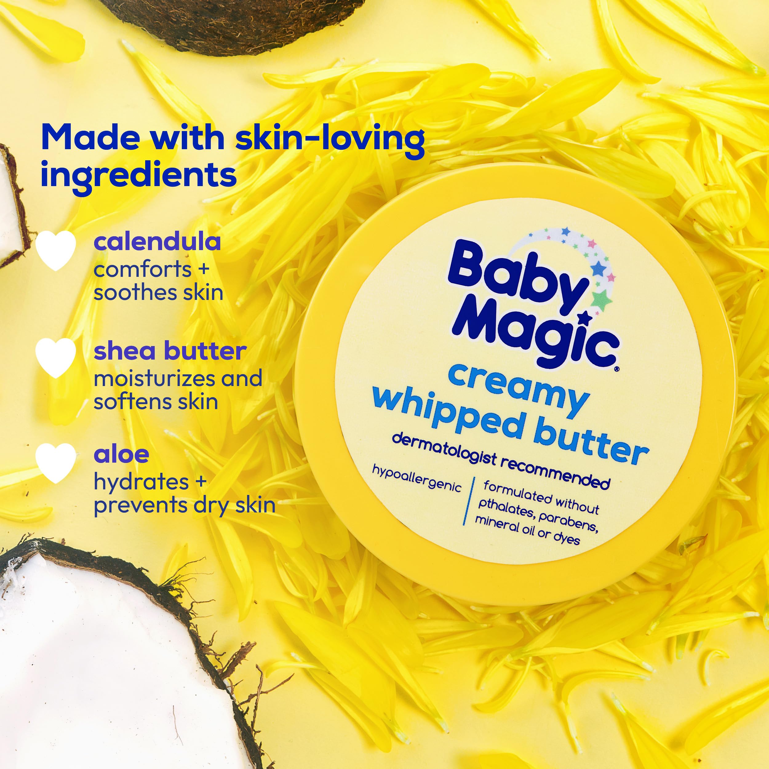 Baby Magic Creamy Whipped Butter Soft Powder Scent, 8.4 oz