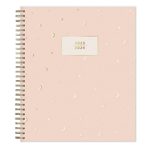 2023-2024 Blue Sky™ Weekly/Monthly Planning Calendar, 8" x 10", Moons Blush Frosted, July 2023 to June 2024, 144273