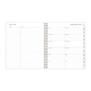 2023-2024 Blue Sky™ Weekly/Monthly Planning Calendar, 8" x 10", Moons Blush Frosted, July 2023 to June 2024, 144273