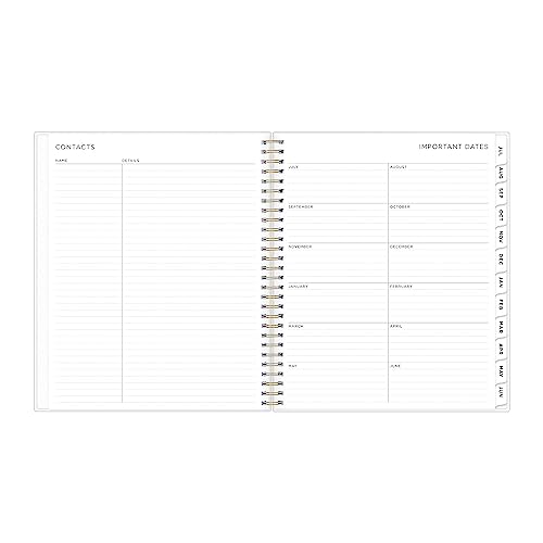 2023-2024 Blue Sky™ Weekly/Monthly Planning Calendar, 8" x 10", Moons Blush Frosted, July 2023 to June 2024, 144273