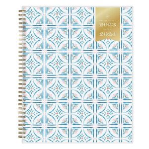 2023-2024 day designer elle frosted polypropylene weekly/monthly academic planning calendar, 8-1/2" x 11", blue, july 2023 to june 2024, 142487