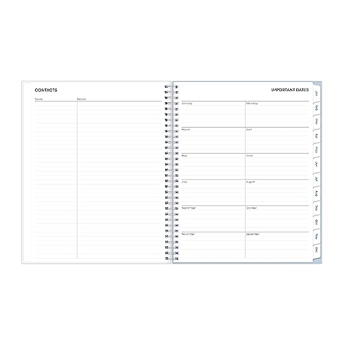 2024 Blue Sky™ Carlsen Weekly/Monthly Planning Calendar, 8-1/2" x 11", Multicolor, January to December 2024, 143963