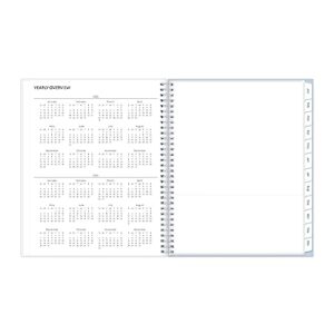 2024 Blue Sky™ Carlsen Weekly/Monthly Planning Calendar, 8-1/2" x 11", Multicolor, January to December 2024, 143963