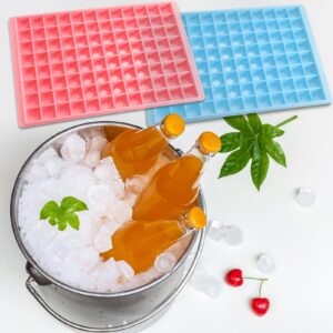 Healvian 2pcs 96 Diamond Ice Cube Tray Ice Making Tray Ice Cube Trays Ice Cubes Maker Ice Cube Mold Ice Mold Ice