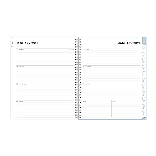 2024 Blue Sky™ Carlsen Weekly/Monthly Planning Calendar, 8-1/2" x 11", Multicolor, January to December 2024, 143963