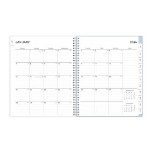 2024 Blue Sky™ Carlsen Weekly/Monthly Planning Calendar, 8-1/2" x 11", Multicolor, January to December 2024, 143963