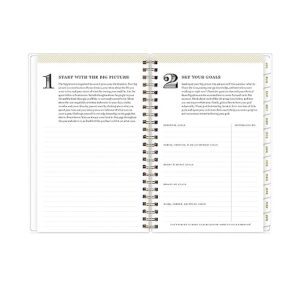 2023-2024 Day Designer Swiss Dot Blush Frosted Polypropylene Weekly/Monthly Academic Planning Calendar, 5" x 8", July 2023 to June 2024, 142497