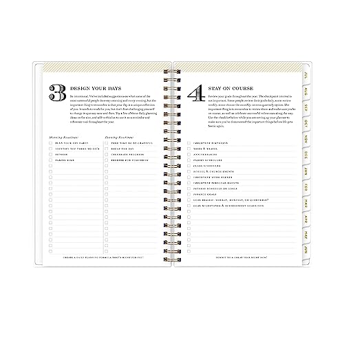 2023-2024 Day Designer Swiss Dot Blush Frosted Polypropylene Weekly/Monthly Academic Planning Calendar, 5" x 8", July 2023 to June 2024, 142497