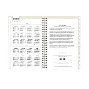 2023-2024 Day Designer Swiss Dot Blush Frosted Polypropylene Weekly/Monthly Academic Planning Calendar, 5" x 8", July 2023 to June 2024, 142497