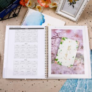 2024-2026 Monthly Planner/Calendar - Jul. 2024 - Jun. 2026, 9" × 11", Two-Year Monthly Planner 2024-2026 with Flexible Cover + Pockets - Waterink