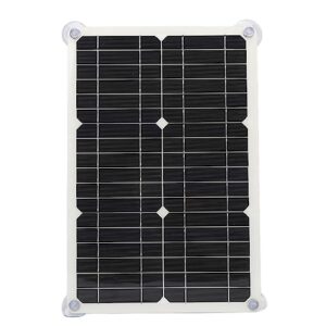 Monocrystalline Portable Solar Charger 100 Watt Solar Panel Charger, 100W 18V Solar Panel Kits,Charge Controller Solar Trickle Charger for Outdoor RV Boat Trailer Marine