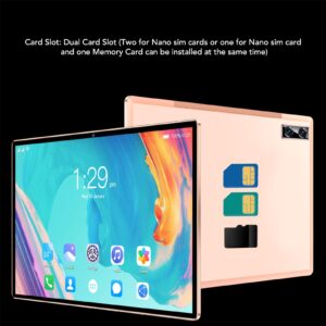 2 in 1 Tablet with Keyboard, 10.1 inch Android 12 Tablet PC, 8+256GB, Octa Core, 8MP+16MP Dual Camera, GPS, Bluetooth, WiFi, 4G LTE Tablet with Case (US Plug 100‑240V)