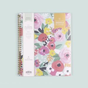 Blue Sky Day Designer 2024 Weekly and Monthly Planner, 8.5" x 11", Frosted Cover, Wirebound, Secret Garden Mint (140101-24)