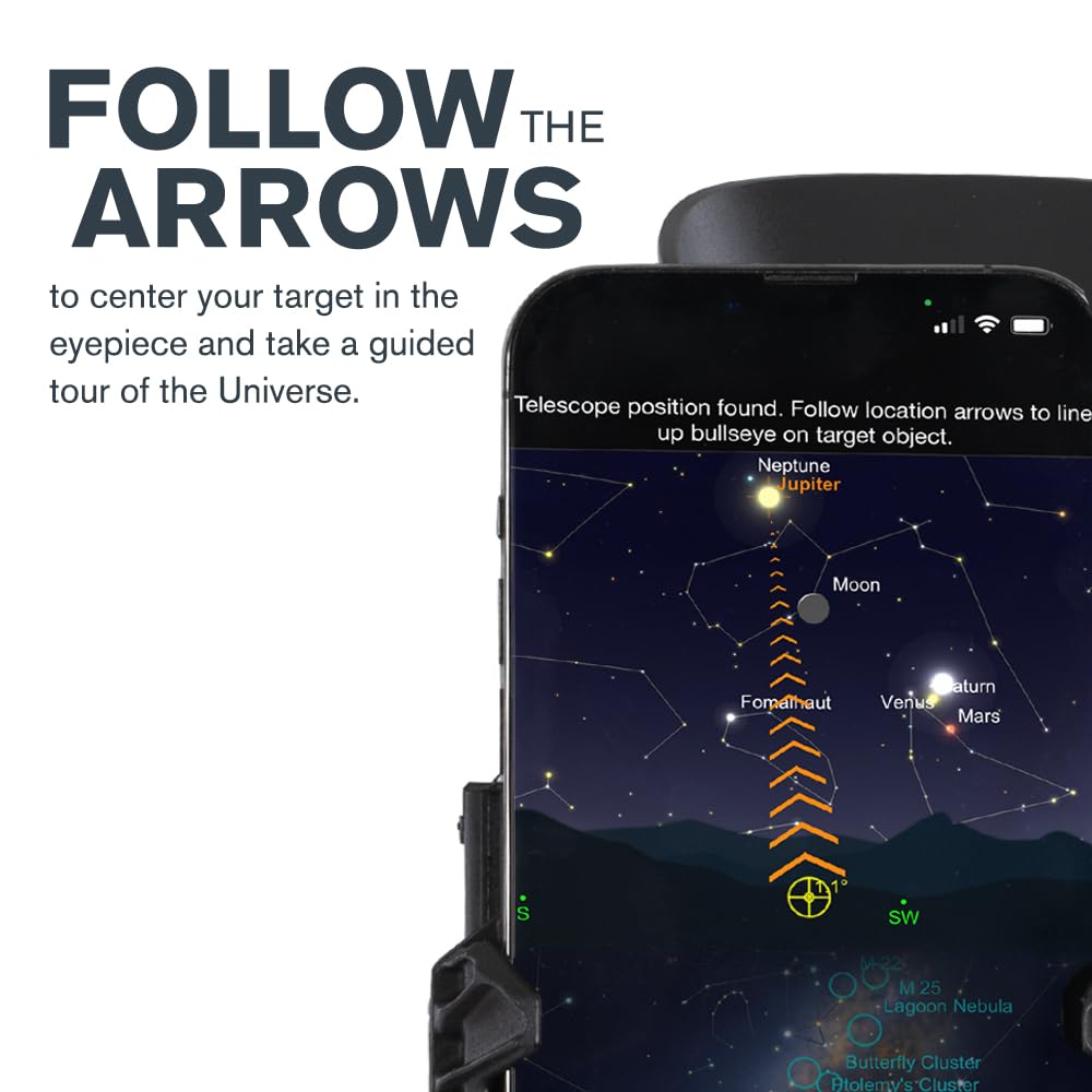 Celestron – StarSense Explorer 114mm Tabletop Dobsonian Smartphone App-Enabled Telescope – Works with StarSense App to Help You Find Nebulae, Planets & More – iPhone/Android Compatible