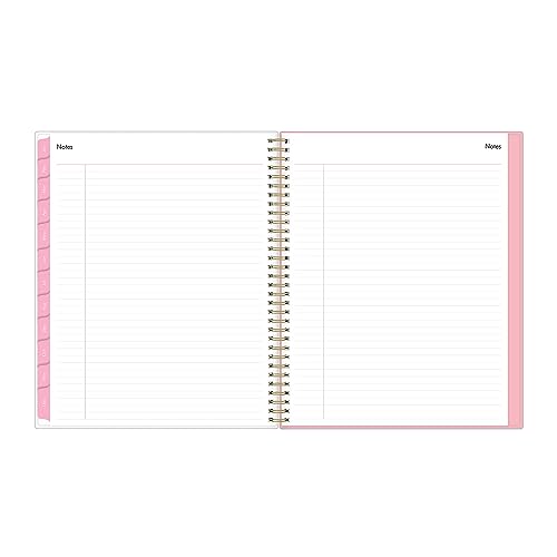 Blue Sky 2024 Weekly and Monthly Planner, January - December, 8.5" x 11", Frosted Cover, Wirebound, Mimi Pink (137264-24)