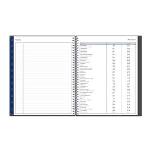 Blue Sky 2024 Weekly and Monthly Appointment Book and Planner, 8.5" x 11", Flexible Cover, Wirebound, Passages (100009-24)