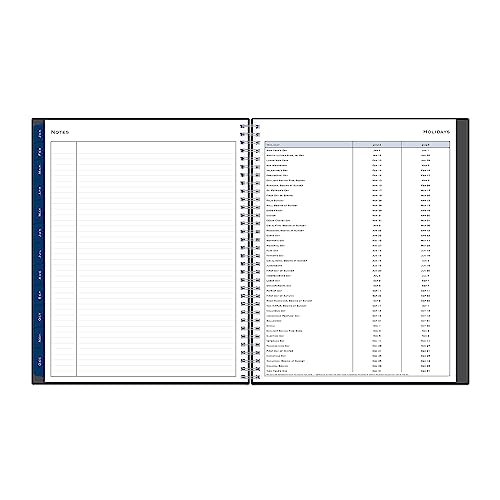 Blue Sky 2024 Weekly and Monthly Appointment Book and Planner, 8.5" x 11", Flexible Cover, Wirebound, Passages (100009-24)