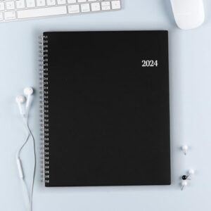 Blue Sky 2024 Weekly and Monthly Planner, January - December, 8.5" x 11", Flexible Cover, Wirebound, Enterprise (144725)