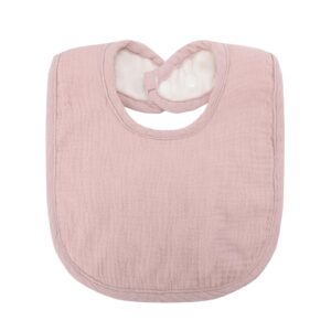 Sea Zaela Muslin Baby Bibs 6 Pack Baby Bandana Drool Bibs Cotton for Baby Boys Girls, 6 Colors Set for Teething and Drooling Pink