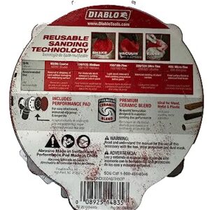 Diablo 5 inch SandNET Reusable Sanding Discs - 50 Disc Assorted Pack