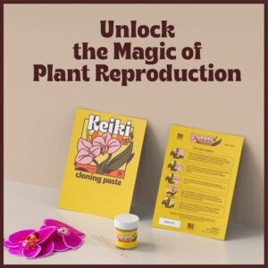 Orchid Keiki Paste for Plants to Clone & Create New Growth - 2X The Paste - Rapid Start Cloning Gel for Plants - Keiki Cloning Paste for Plants Kit- Plant Growth Hormone Gel - 0.5oz