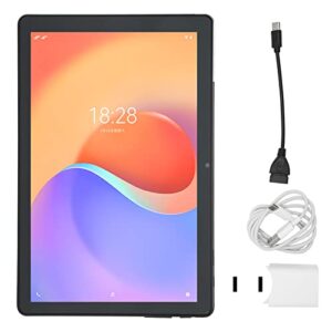 Luqeeg 1960x1080 IPS HD Touch Screen 12GB RAM 128GB ROM 8 Core CPU 5G WiFi Computer Tablet, 10 Inch Tablet for 11, 16MP 8MP Dual Camera 7000mAh Tempered Glass 4G Calling Tablet (US Plug)