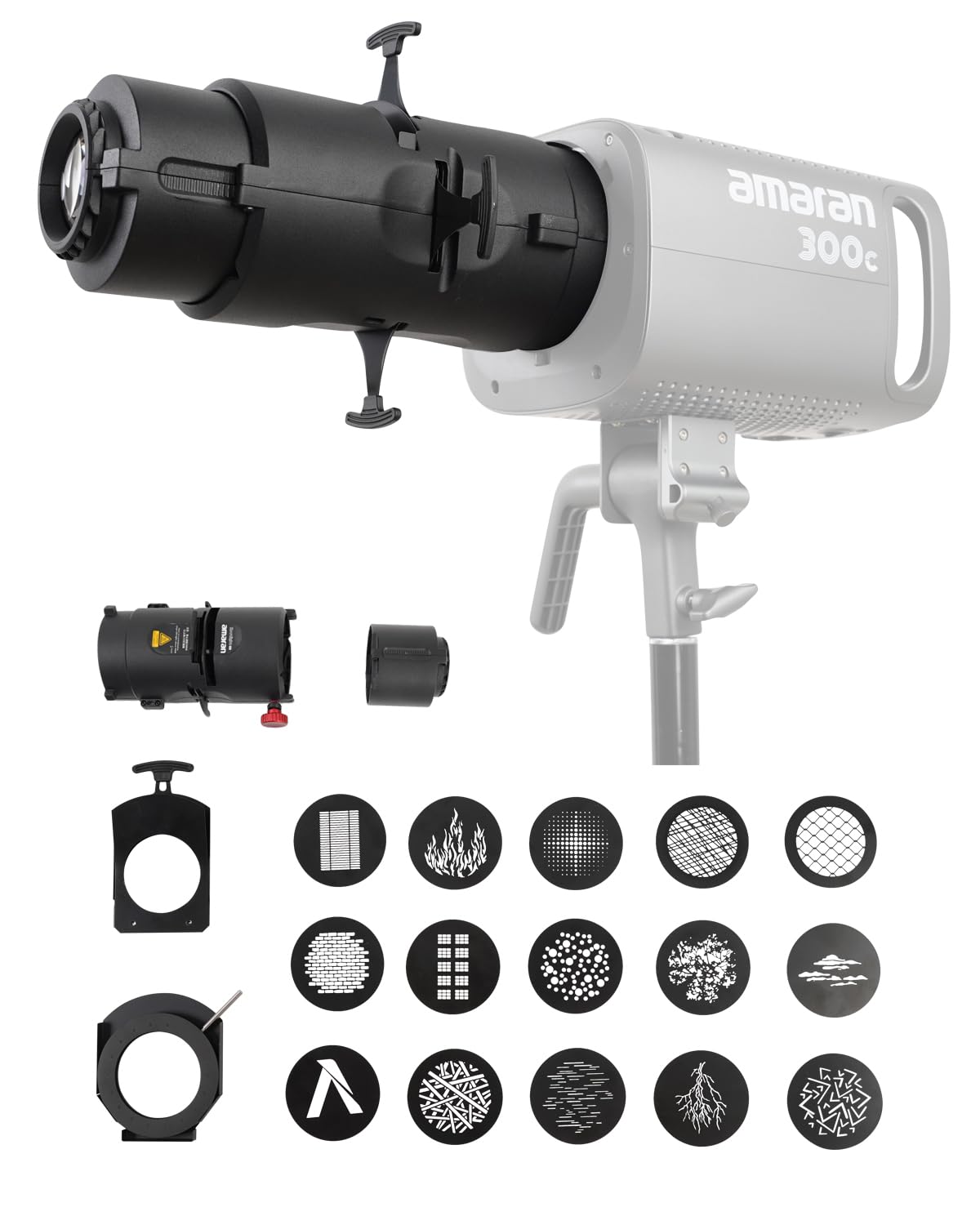 amaran Spotlight SE by Aputure Lighting Modifier for amaran 150c amaran 300c (Spotlight SE（36°Lens kit）)