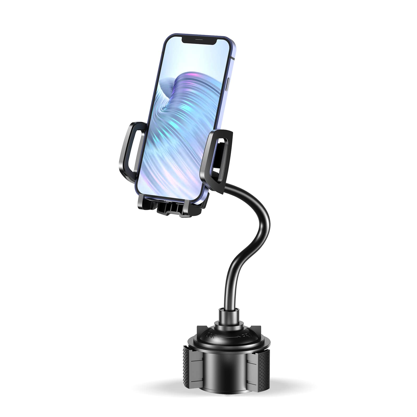 USBERG Cup Holder Mobile Phone Holder, Upgraded Universal Cup Holder, Adjustable, Expandable Base, Suitable for car Trucks, Compatible with iPhone, Samsung, Google, and All Phones